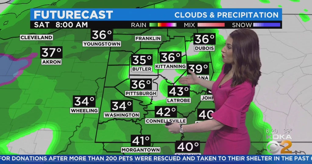 Pittsburgh Weather: Rain Switches To Snow Showers - CBS Pittsburgh