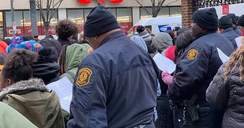 Caroling With Cops: Pittsburgh Police Join CAPA Students To Sing ...
