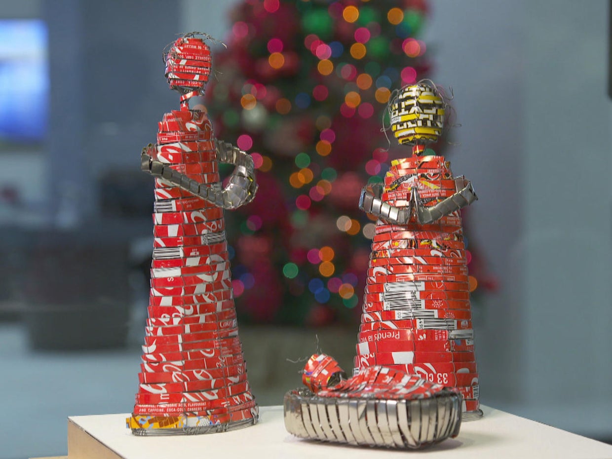 Nativity scenes, from the artistic to the living - CBS News