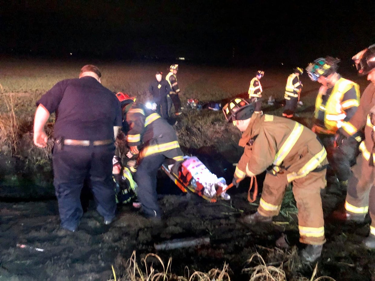 Driver Suffers Major Injuries After Rollover Crash Into Ditch In Rio ...