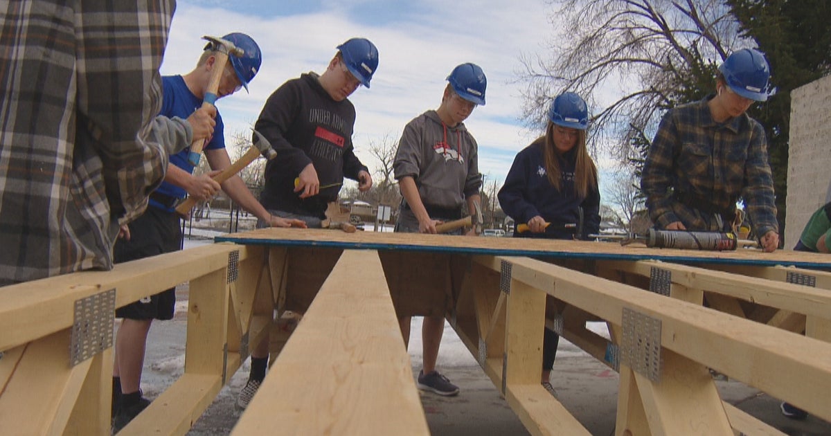 Students Build Houses For Families In Need ... In Math Class - CBS Colorado