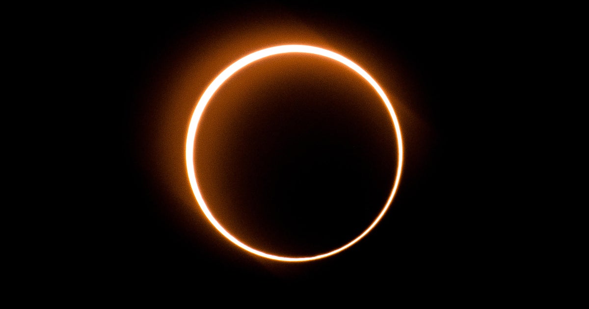 Solar eclipse: "Ring of fire" annular solar eclipse captured in ...