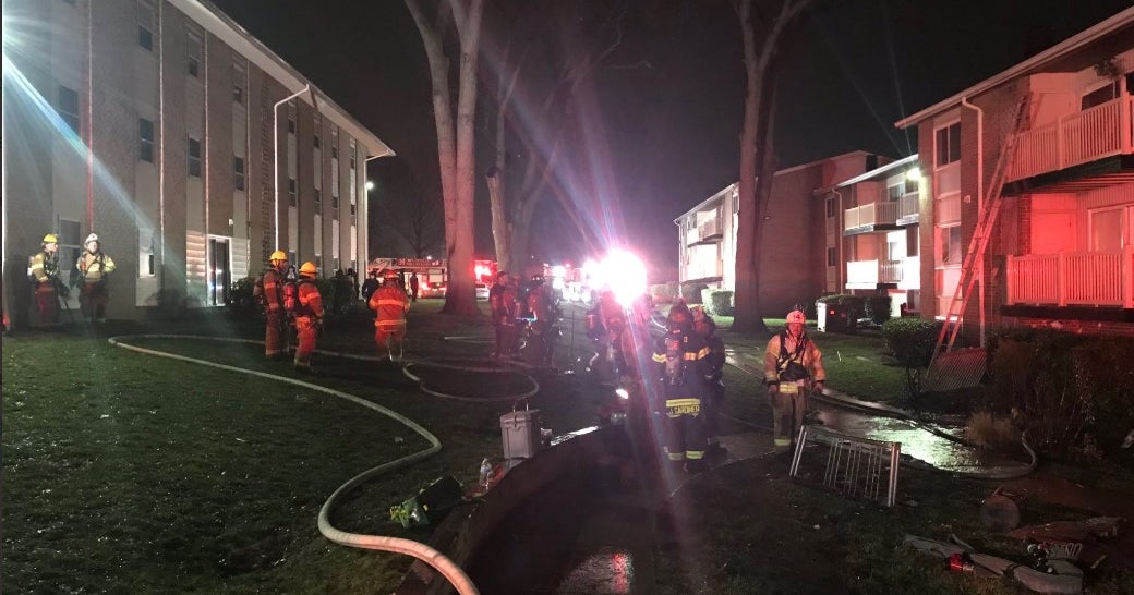 4 People Hospitalized After Apartment Fire In Laurel - CBS Baltimore