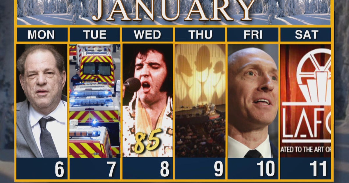 Calendar: Week of January 6 - CBS News