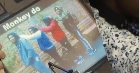 Racist slideshow? Outcry over photo of 4 black students, gorilla ...