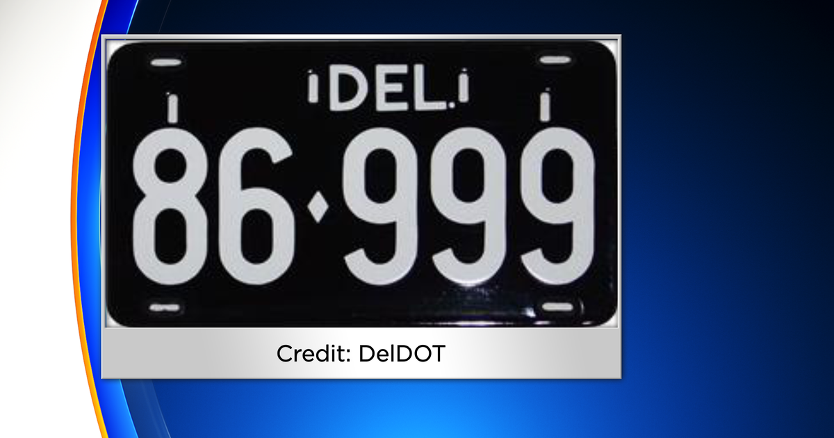 DelDOT Offering Residents 4 Chances To Win 5-Digit License Plate In ...