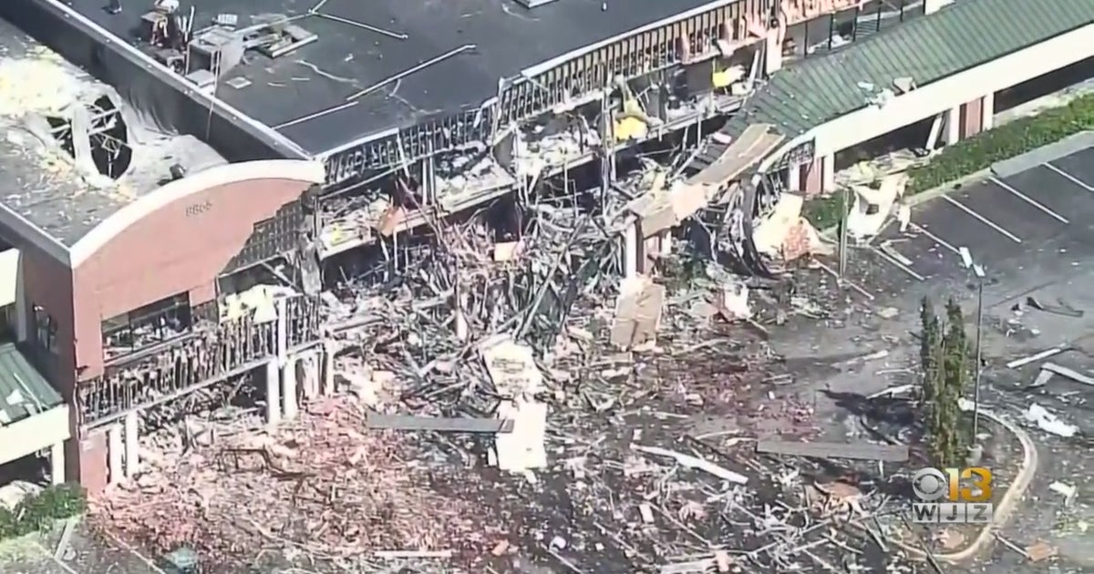 Demolition Underway Of Building In Columbia Gas Explosion - CBS Baltimore