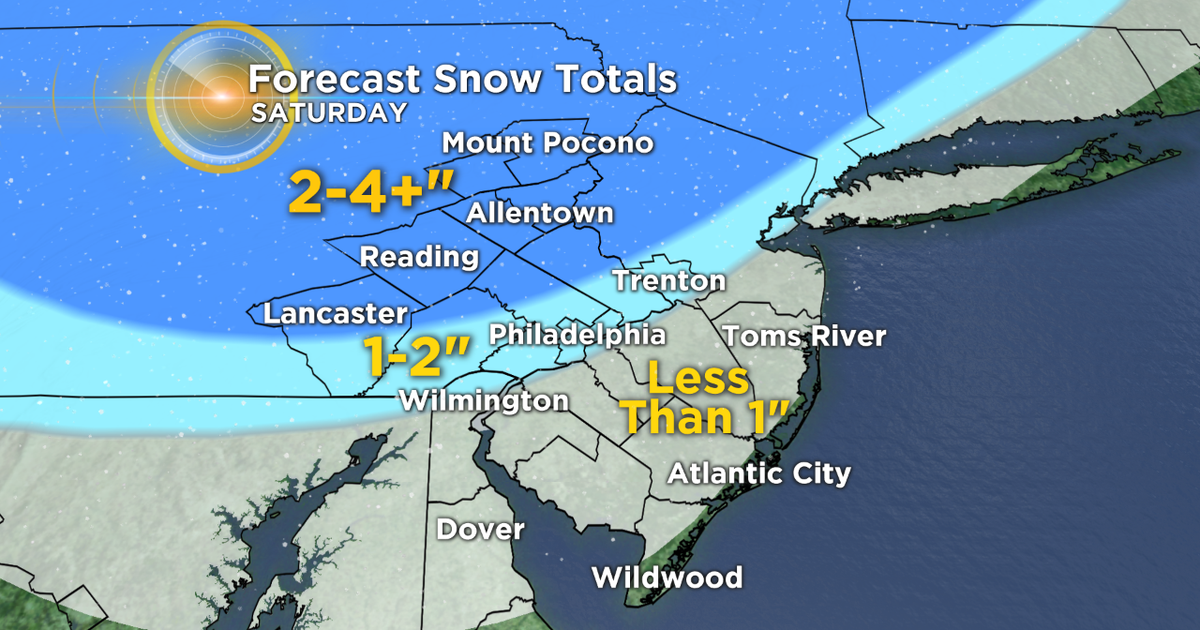 Philadelphia Weather: Winter Weather Returns To Region - CBS Philadelphia