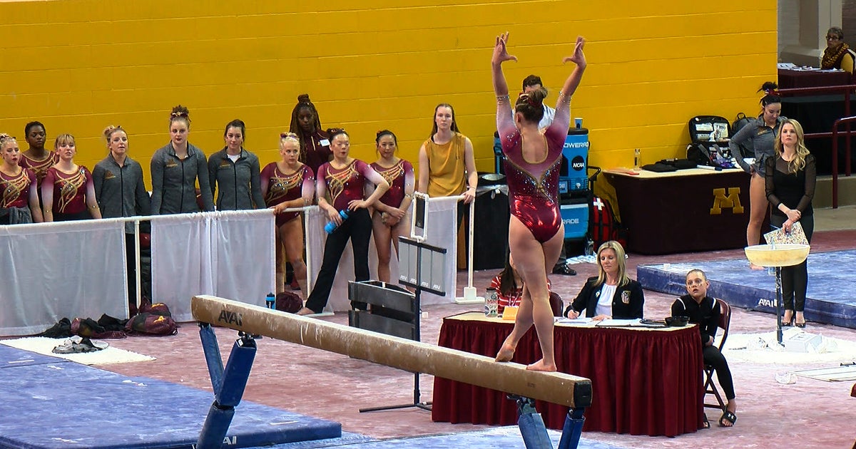 WATCH: Gopher Gymnast Lexy Ramler Scores Perfect 10 On Beam - CBS Minnesota