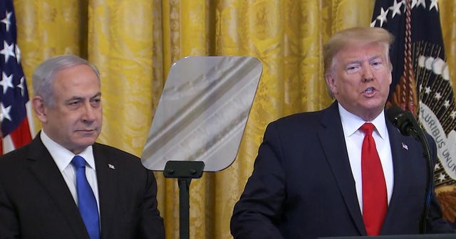 Trump unveils his "realistic two-state solution" for Middle East - CBS News