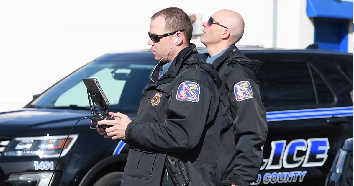 Howard County Police Launch One-Year Drone Field Test - CBS Baltimore