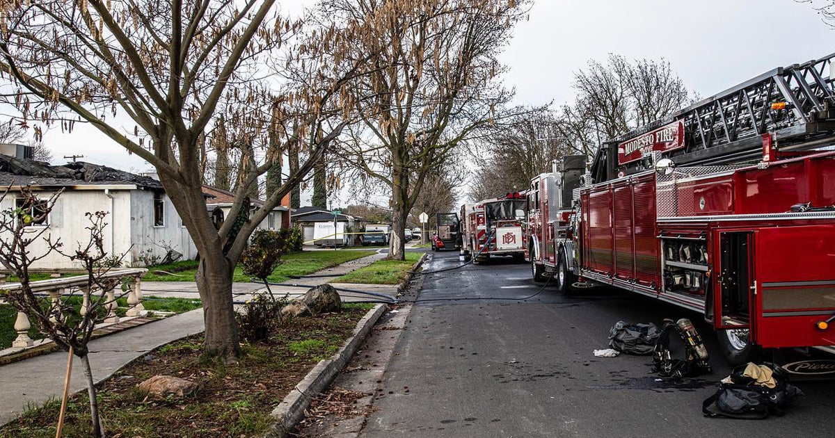 Man, 54, Dies After Being Found In Modesto House On Fire - CBS Sacramento