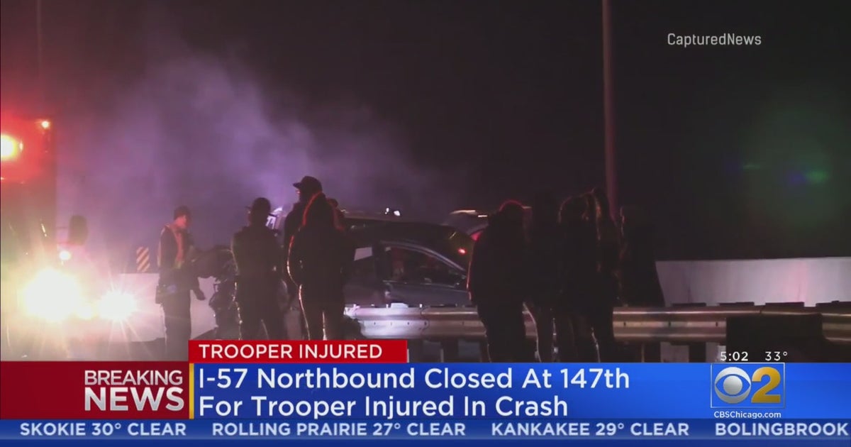 1 Dead, Trooper Injured In Crash On I-57 At 147th Street - CBS Chicago