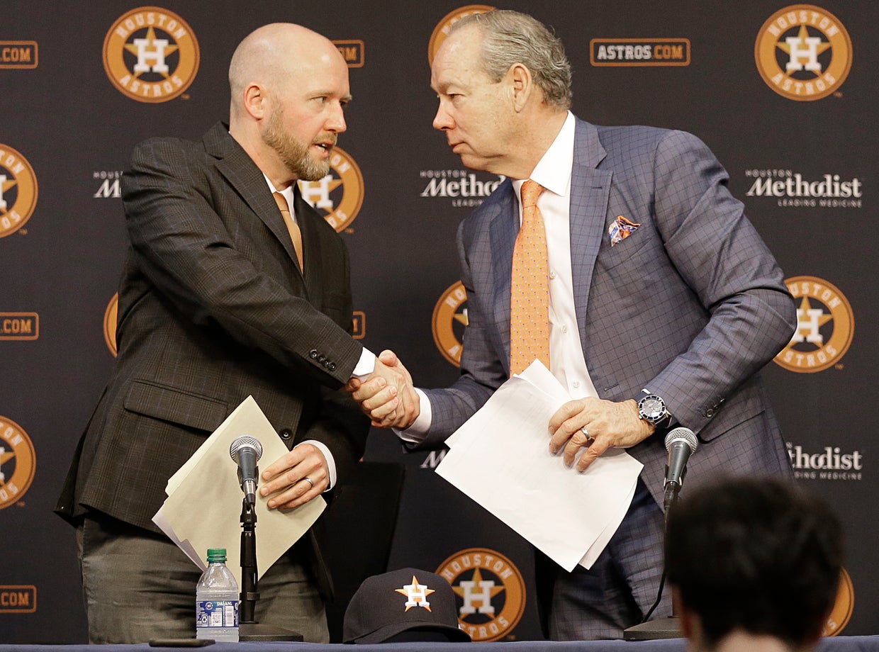 Astros Introduce New GM James Click Following Sign-Stealing Scandal: 'I ...