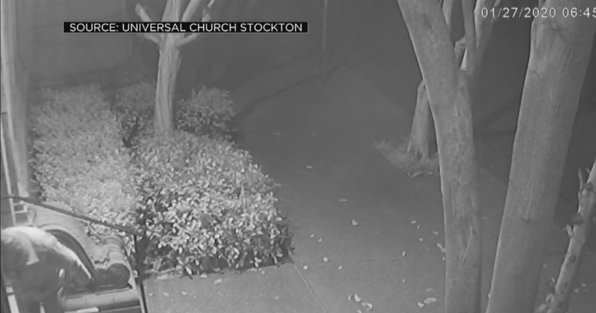 Caught On Camera: Man Littering Feces On Stockton Church Steps - CBS ...