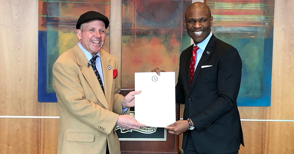 Long-Time Robert Morris Groundskeeper John Tucci Named "President For A ...