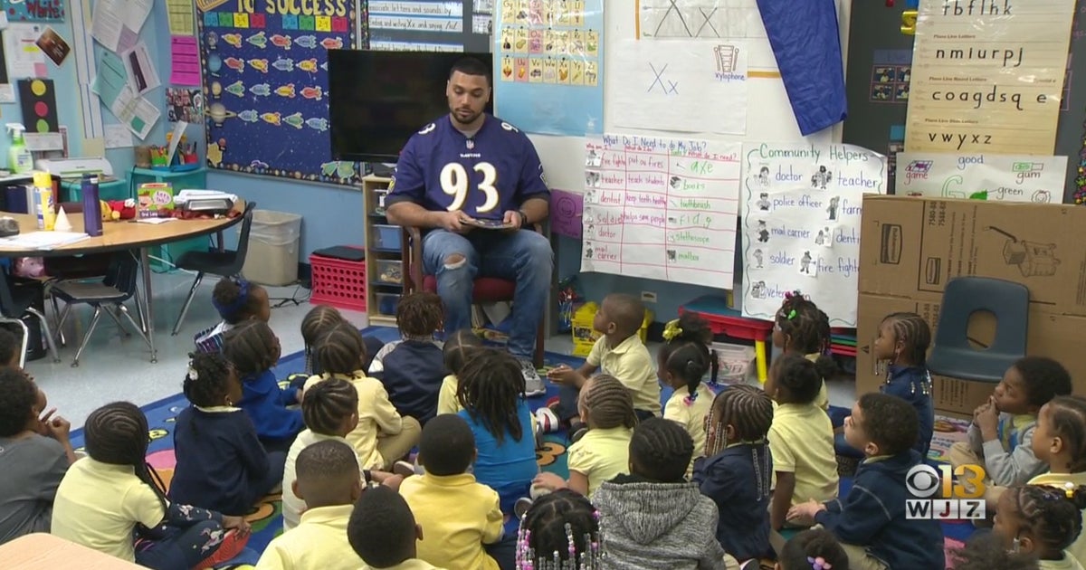 Ravens' Chris Wormley Stops By Career Day At Montebello Elementary ...