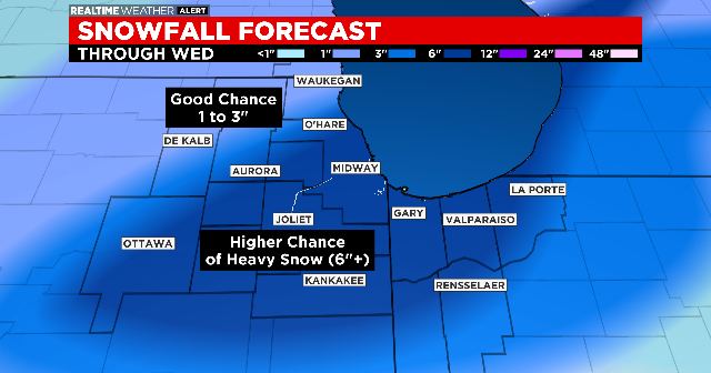 Chicago Weather: Threat Of Heavy Snow Shifts To Southeast - CBS Chicago