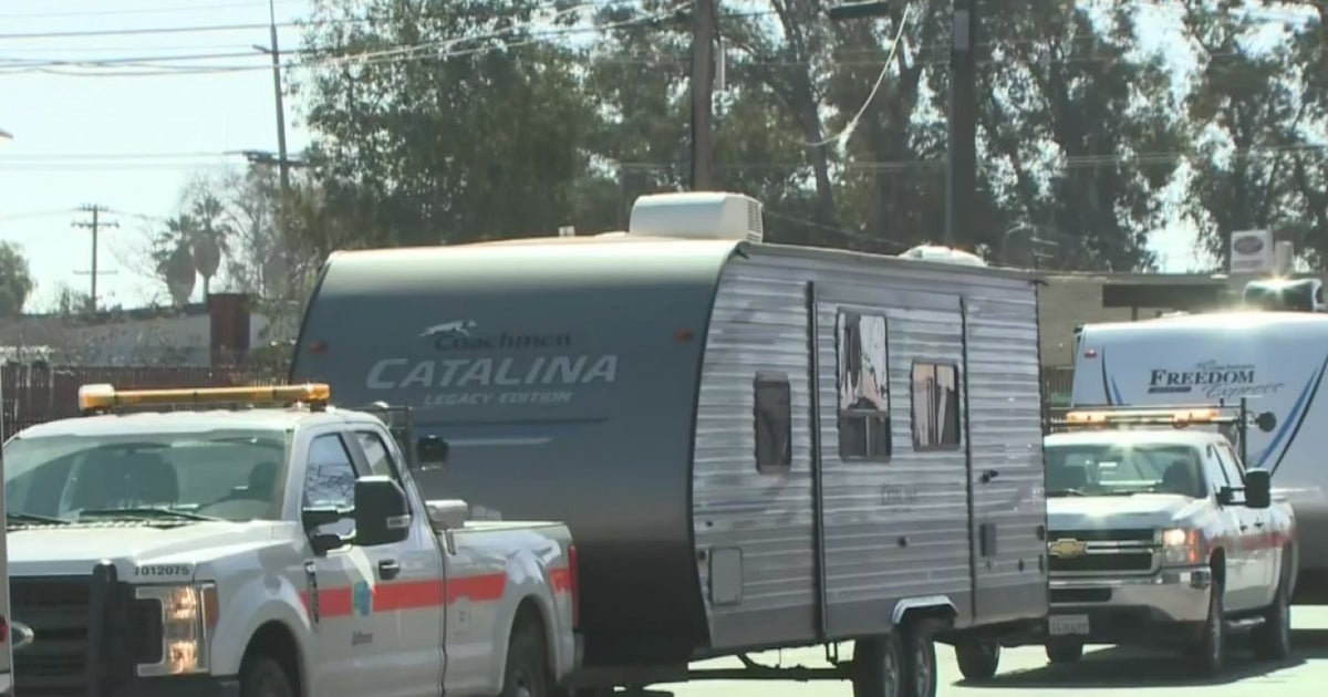 Nine Trailers Arrive In Stockton To Help House Homeless Families - CBS ...