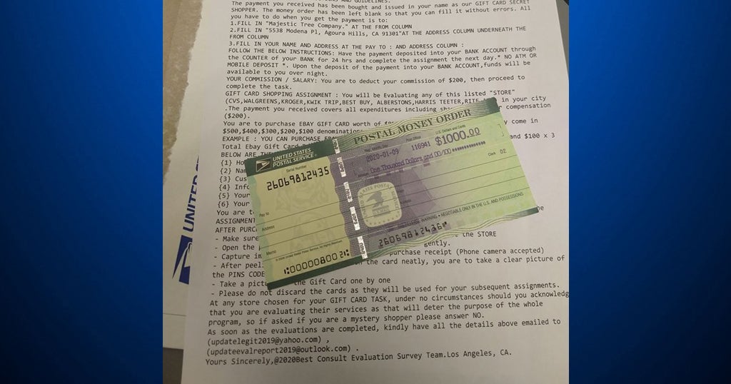 South Park Police Warning Residents Of Money Order Scam - CBS Pittsburgh