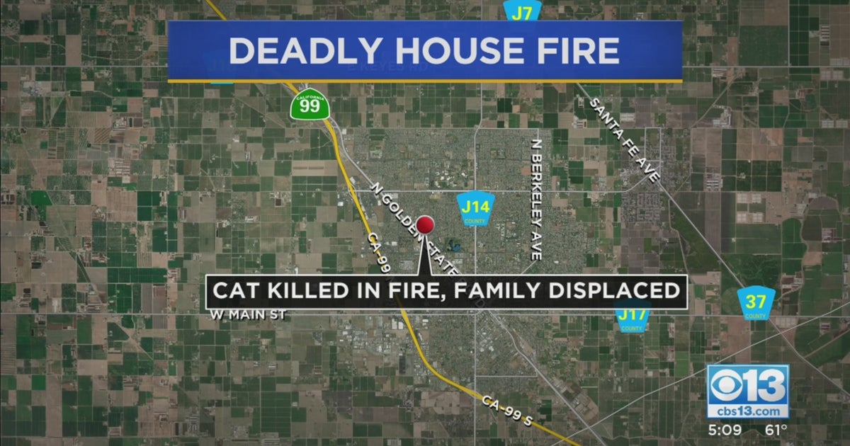 Deadly House Fire In Turlock Displaces Family, Claims Lives Of 2 Cats ...