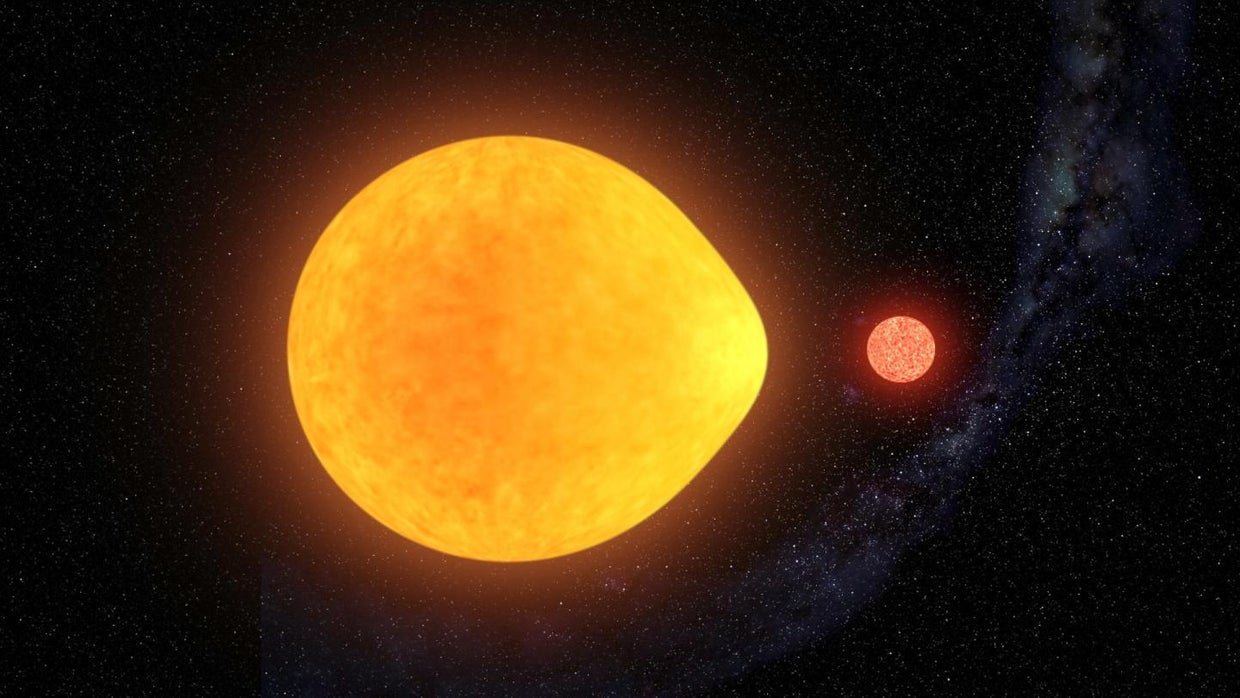 Astronomers discover first-of-its-kind pulsating star shaped like a ...