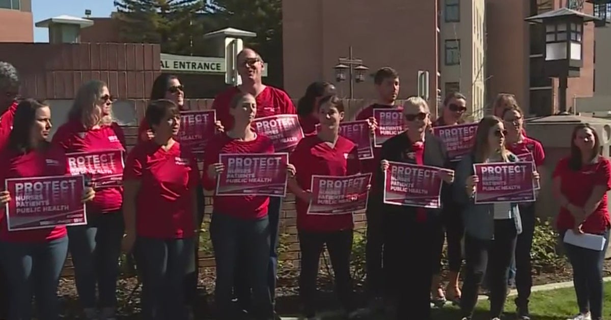 Nurses Protest Federal, Hospital Response To Coronavirus - CBS Sacramento