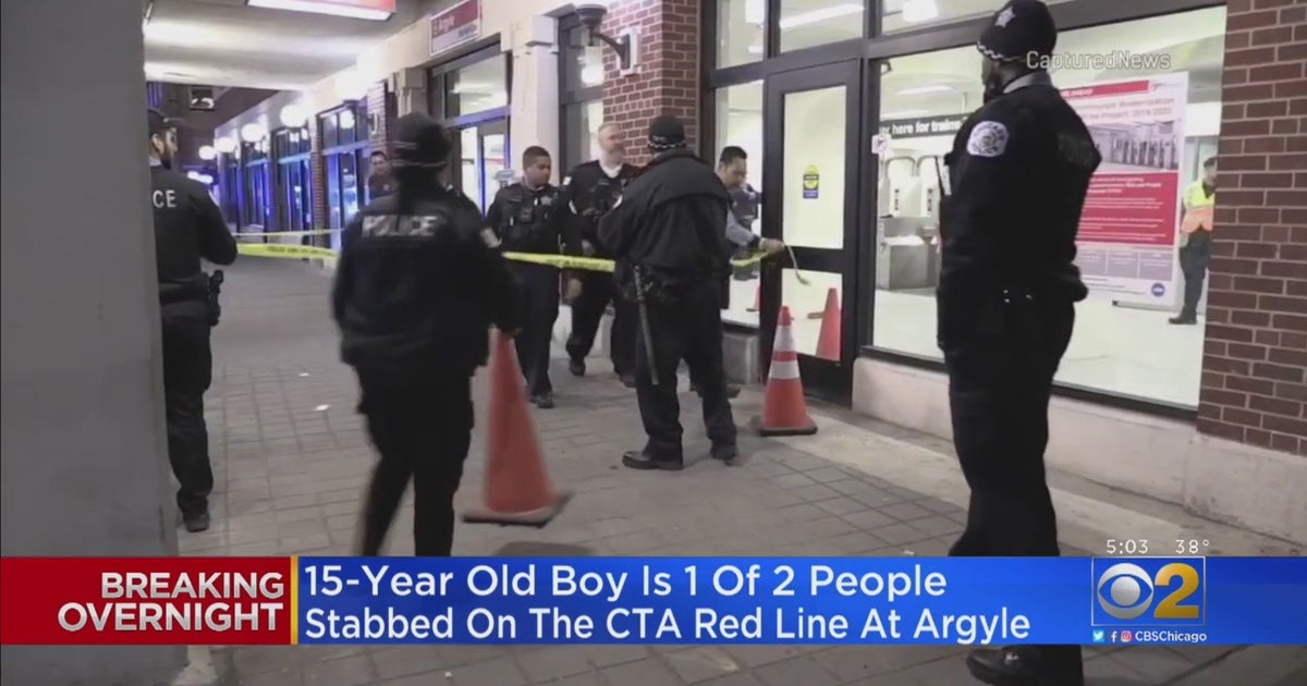 15-Year-Old Boy Is One Of Two Stabbed At CTA Red Line At Argyle - CBS ...