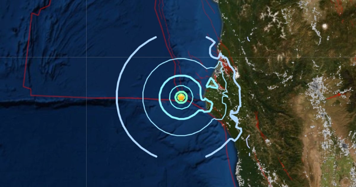 Earthquake Strikes Off Coast Of Northern California - CBS Sacramento