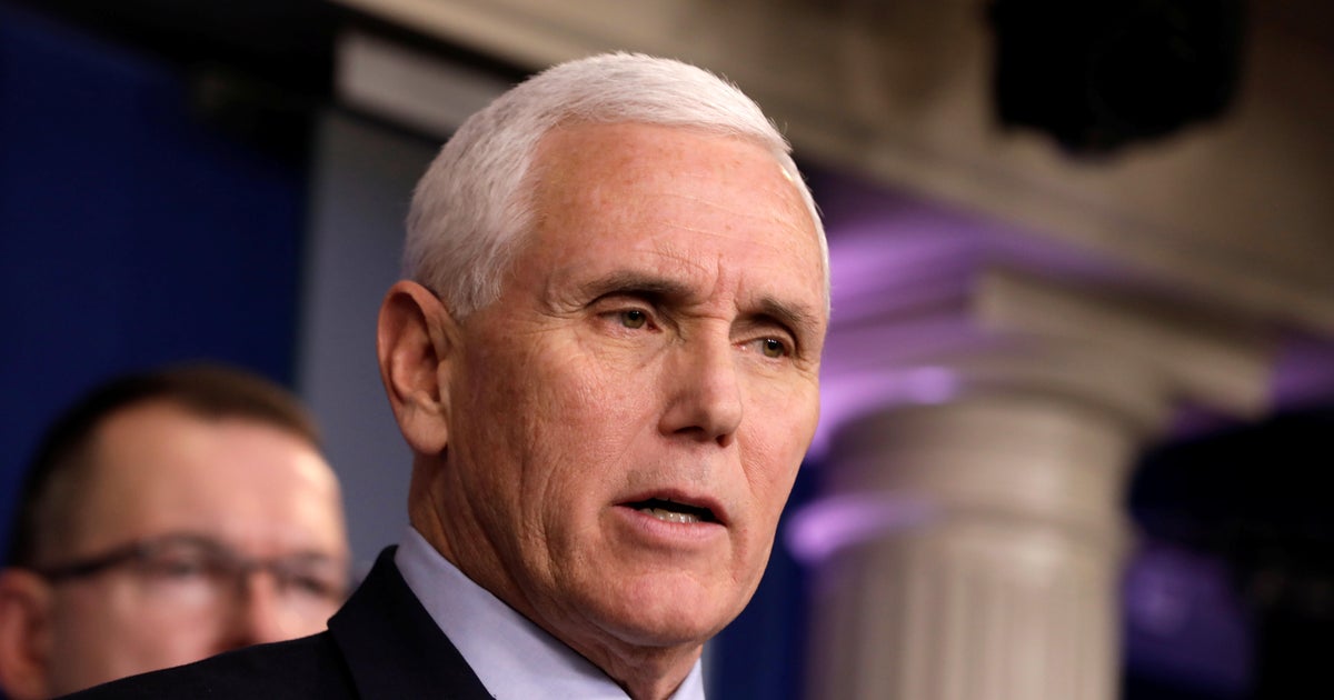 Pence says Italy is probably best comparison to U.S. now - CBS News