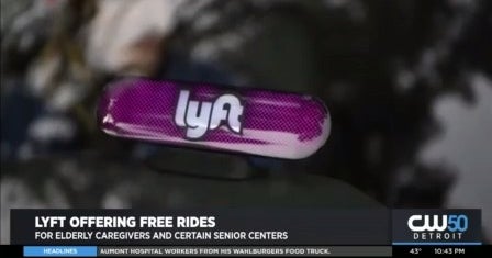 Lyft Offering Free Rides For Elderly Caregivers, Certain Senior Centers ...