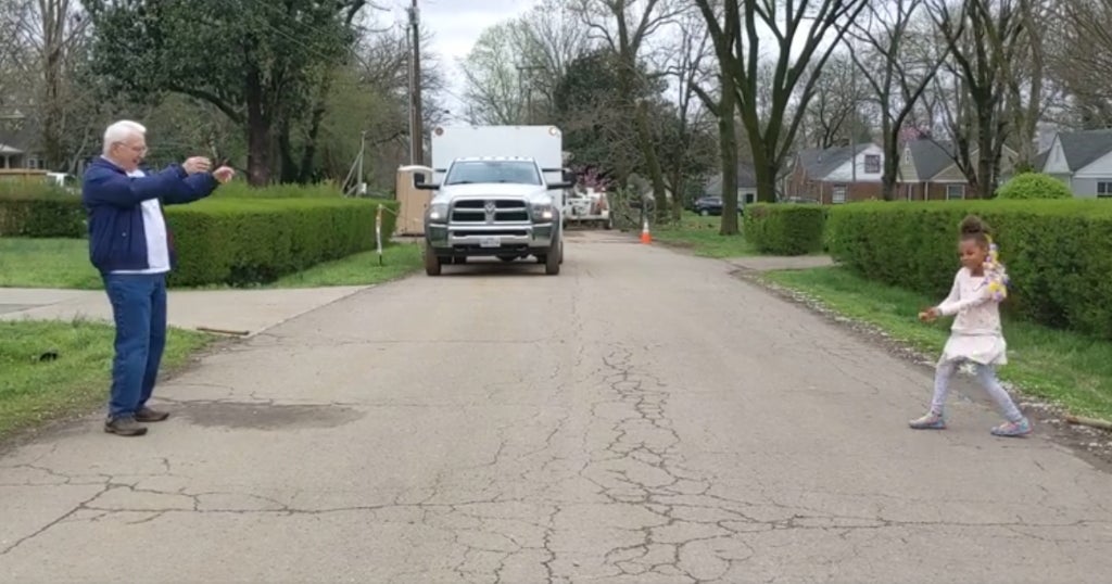 WATCH: Grandfather-Granddaughter Duo Hold Adorable Social Distance ...