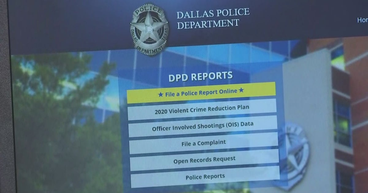 Dallas Police Encouraging Use Of Online Reporting System During ...