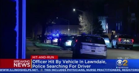 Officer Hit By Vehicle In Lawndale; Police Searching For Driver - CBS ...