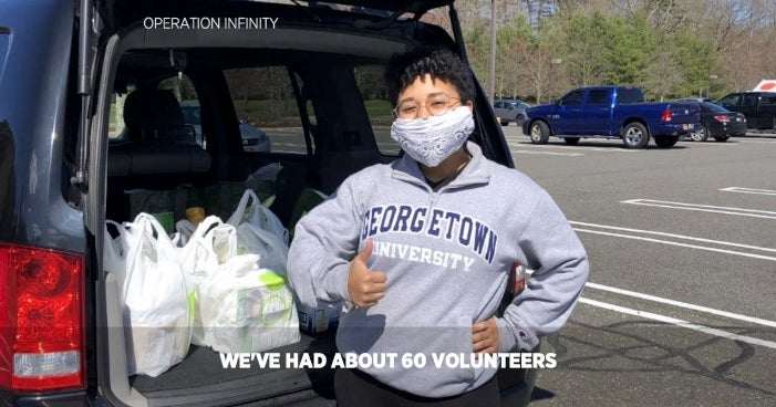Operation Infinity: Long Island Volunteers Deliver Groceries To Those ...