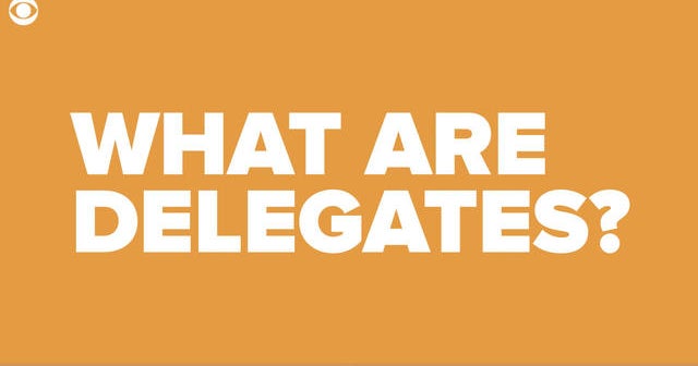 The Democratic delegate process explained, in one minute - CBS News