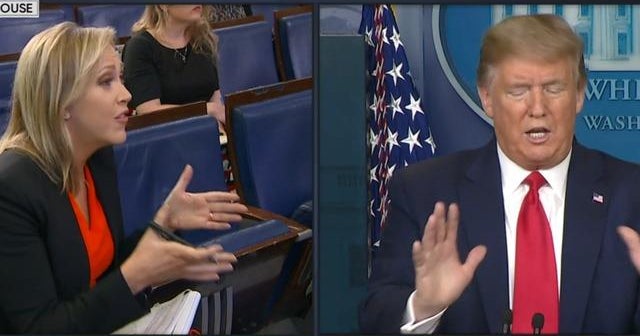 Trump questioned on coronavirus response - CBS News