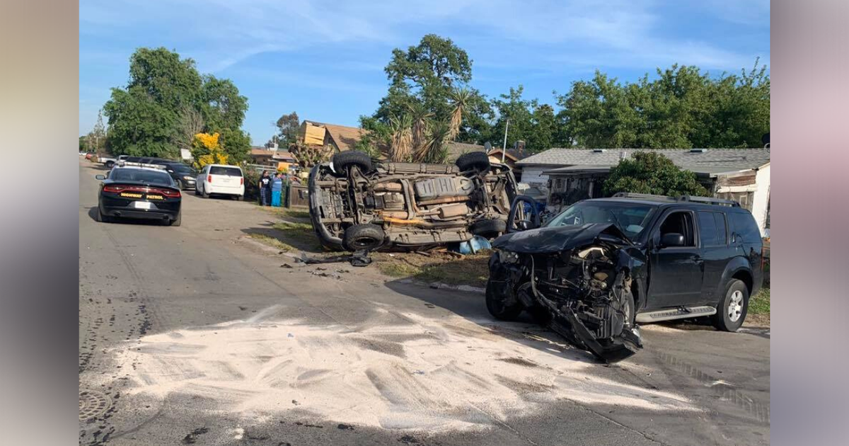 CHP: Suspected DUI Driver Blows Through Stop Sign, Crashes Into Vehicle ...