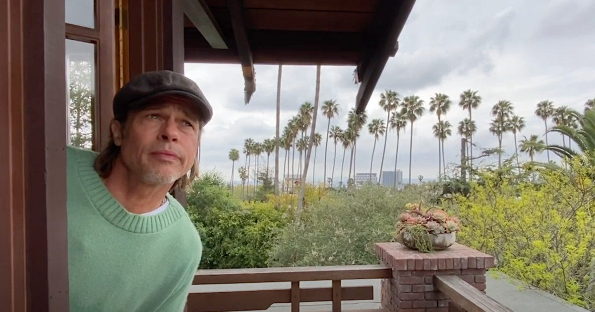 Brad Pitt serves as celebrity weatherman for John Krasinski's "Some ...