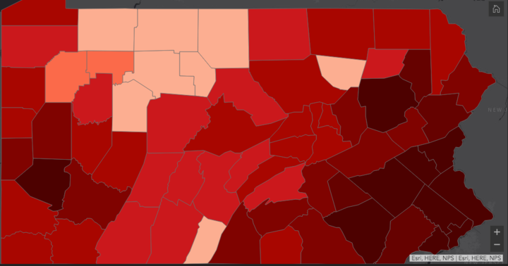 Coronavirus Latest: Pennsylvania Publishes Data On COVID-19 Cases By ...
