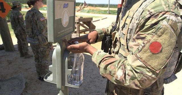 How is the military handling the coronavirus pandemic? - CBS News