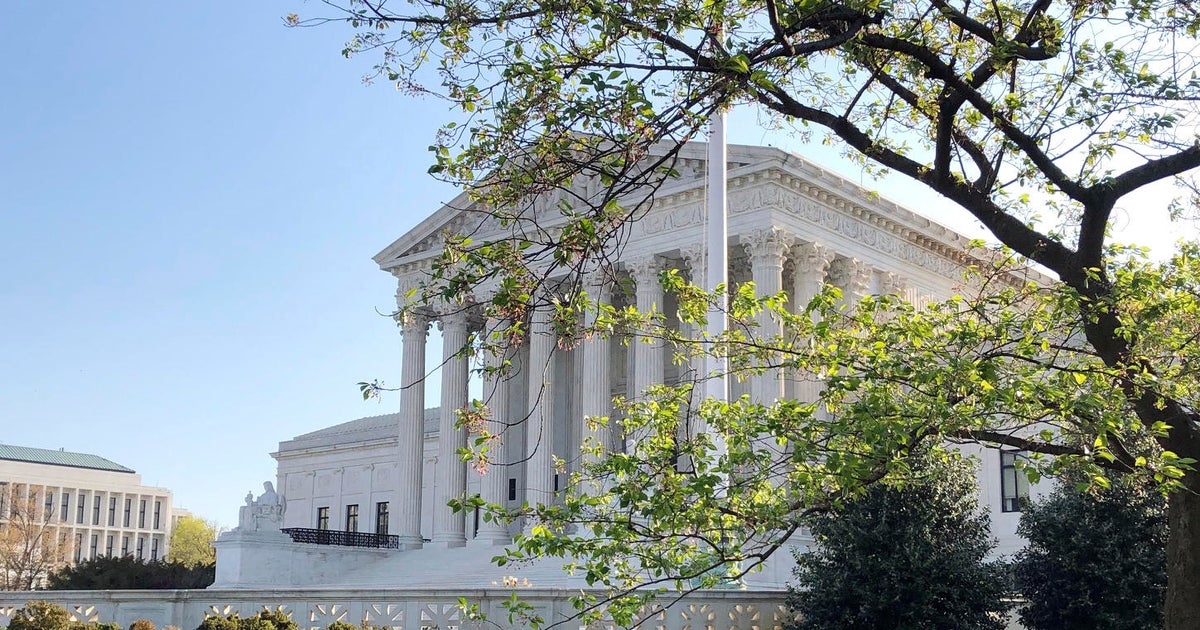 Supreme Court streams oral arguments in USPTO v Booking.com - CBS News