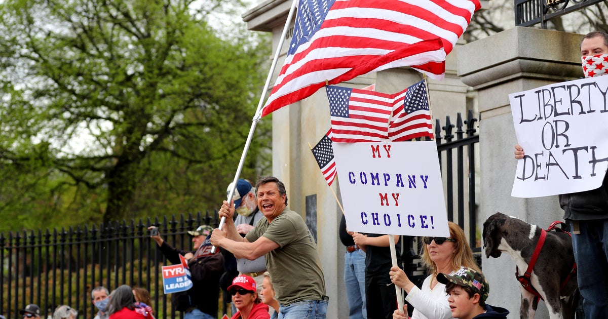 Projected death toll spikes as Americans protest social distancing ...