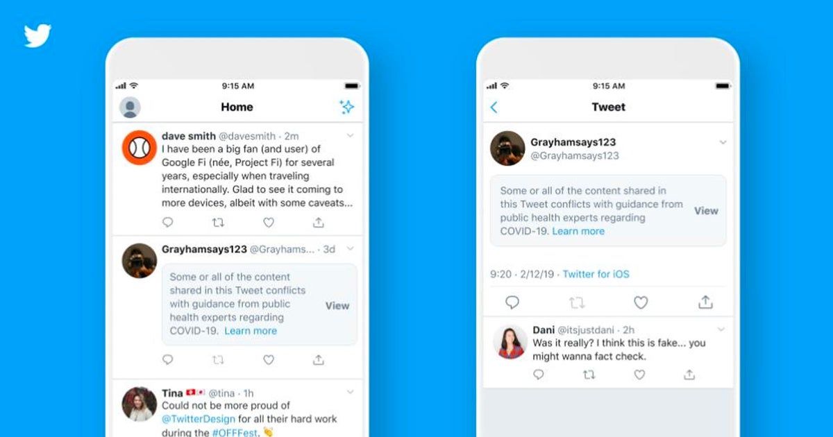 Twitter to label misinformation about coronavirus amid flood of false ...