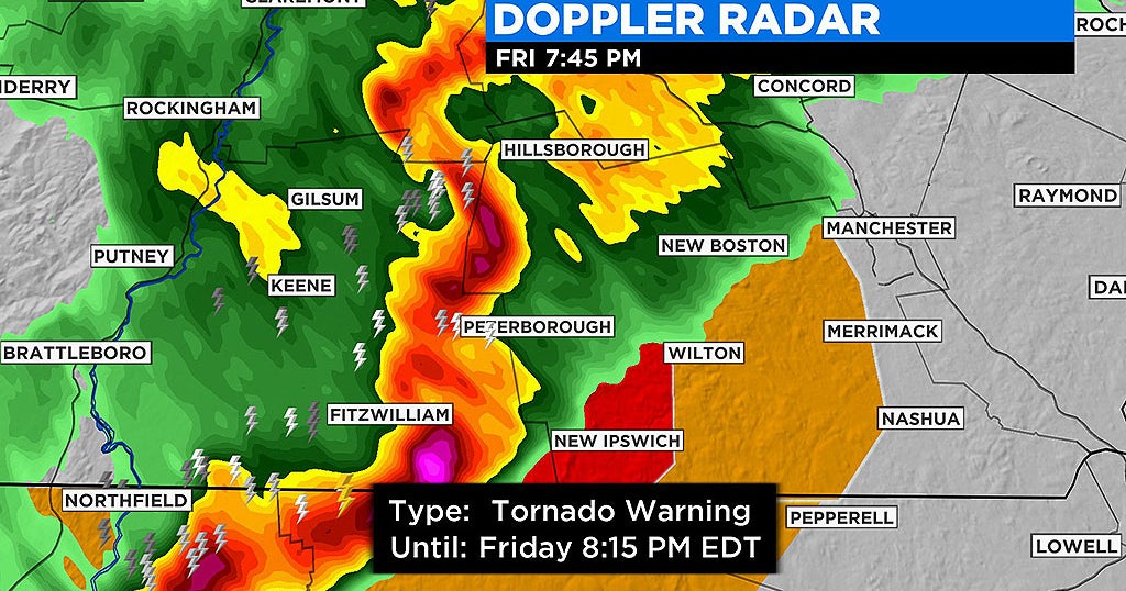 Tornado Warning Issued In Southern New Hampshire - CBS Boston