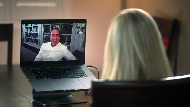 Jerry Seinfeld on missing audiences, comedy before smartphones, and Zoom backgrounds - CBS News
