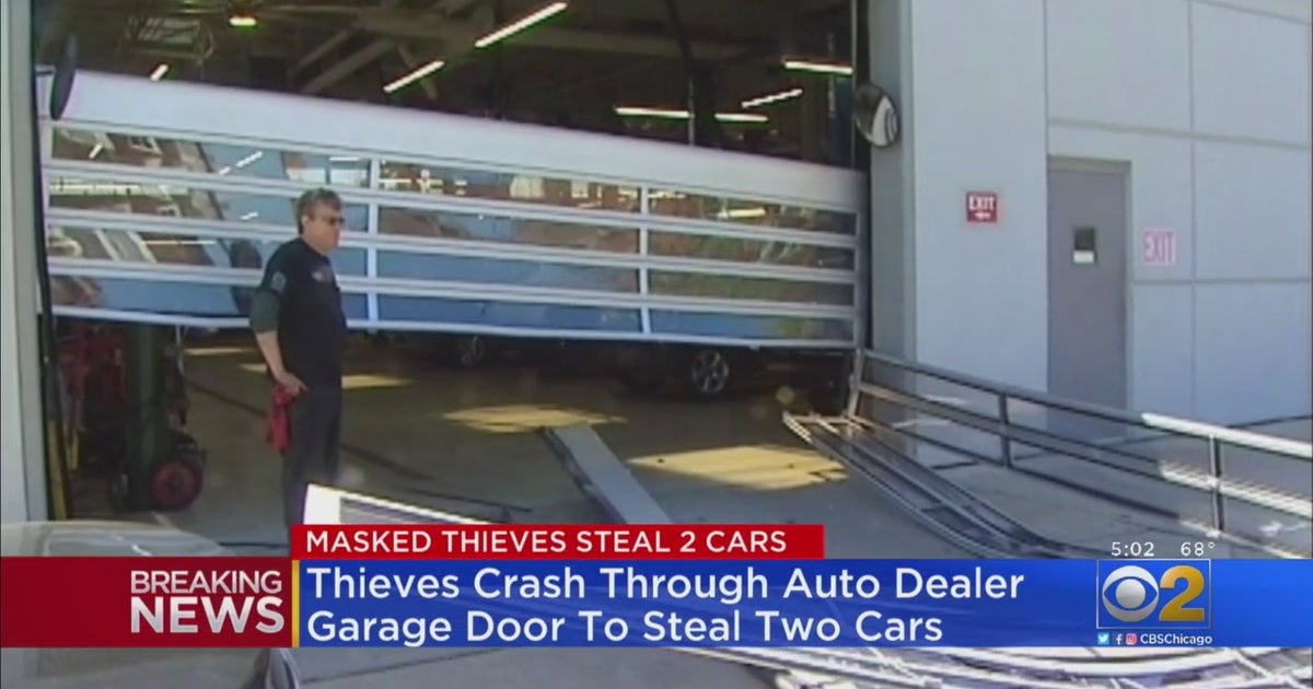A Grab And Smash: Thieves Steal Two Vehicles From Repair Center And ...