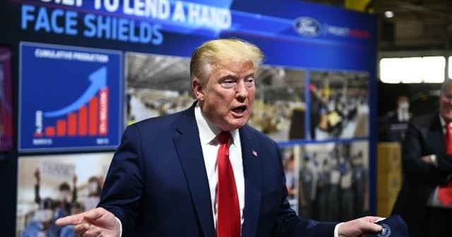 Trump visits Michigan Ford plant, says churches to reopen Trump visits Michigan Ford plant, says churches to reopen