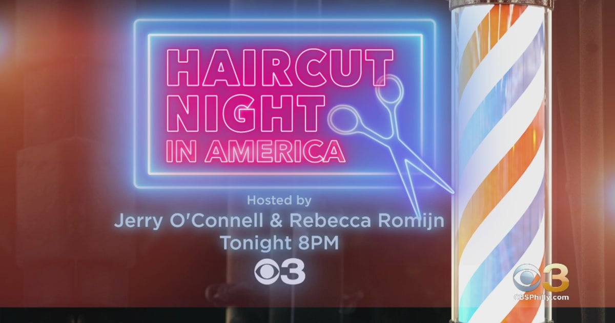 Haircut Night In America: CBS3's Pat Gallen Has Wife Cut His Hair With ...