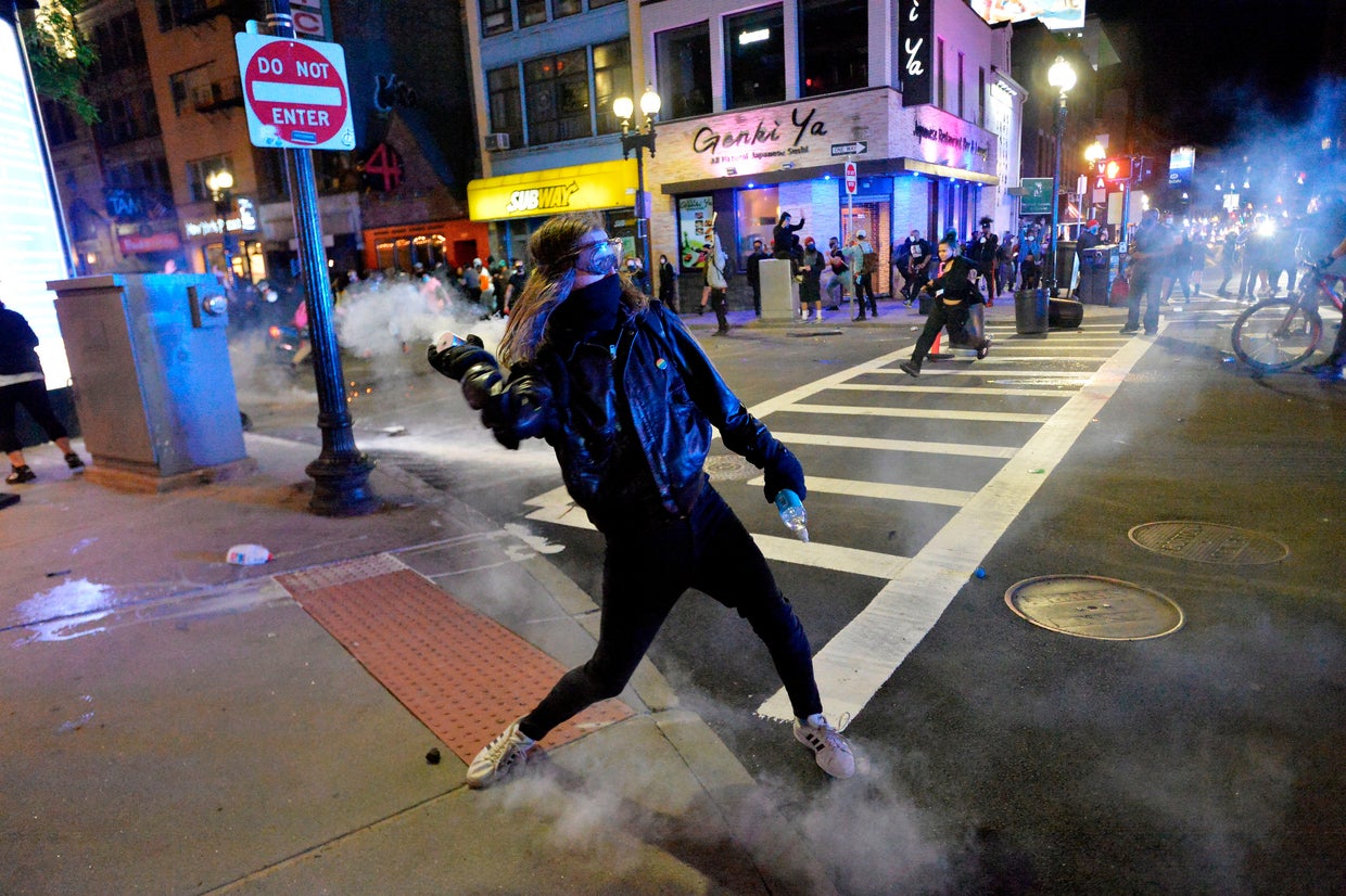 Boston Protests Over George Floyd Death Turn Into Riots